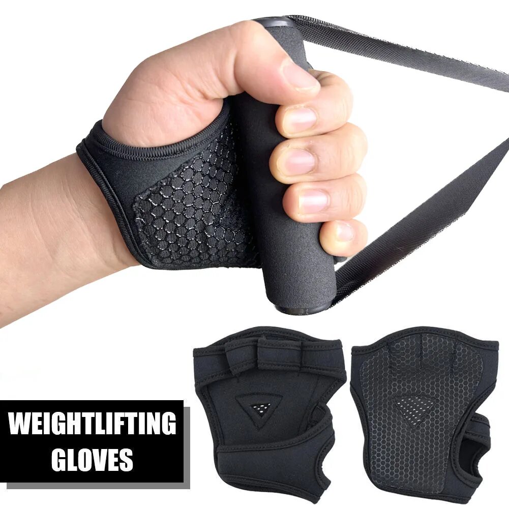 Перчатки для спортзала, перчатки для фитнеса, тяжелой атлетики, мужские и женские нескользящие перчатки для бодибилдинга с половиной пальца, поддержка запястья, поставка для тяжелой атлетики, XXL, Унисекс