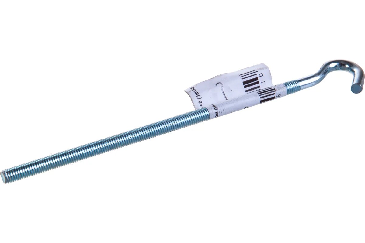 Крюк с метрической резьбой м6х150 креп-комп 1 шт для крепежных узлов монтажных работ