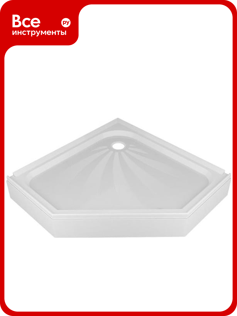 Поддон Alex Baitler пятиугольный в сборе 900x900x170 AB9017V-1