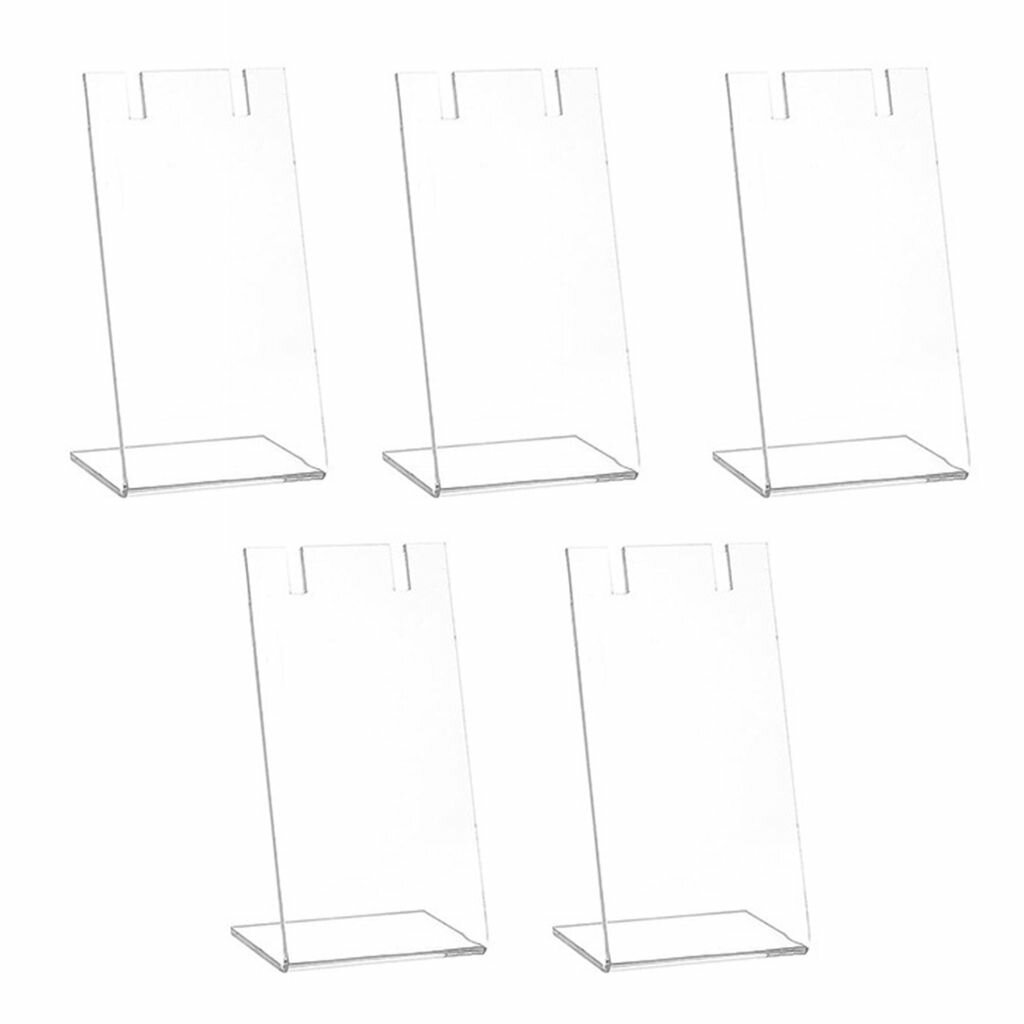 5 стеллажей для выставки ювелирных изделий-прозрачный цвет