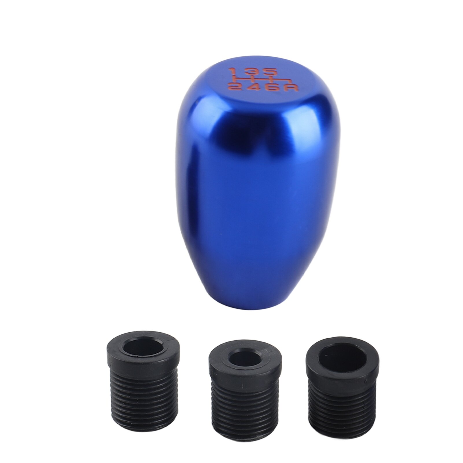 Универсальная ручка переключения передач для 6-ступенчатой механической коробки передач, для тюнинга автомобиля, синяя, прочная, легко устанавливается и заменяется.