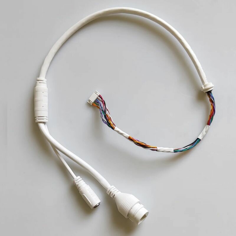 Сетевой кабель Ethernet LAN PoE RJ45, сетевой кабель 10-контактный, 10-жильный, для IP-камеры Hikvision