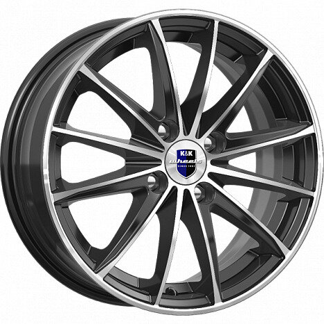 Автодиск КиК Пойнт Бланк-ориг.(КС884) Алмаз черный SK 15*6 48 4*100 54,1
