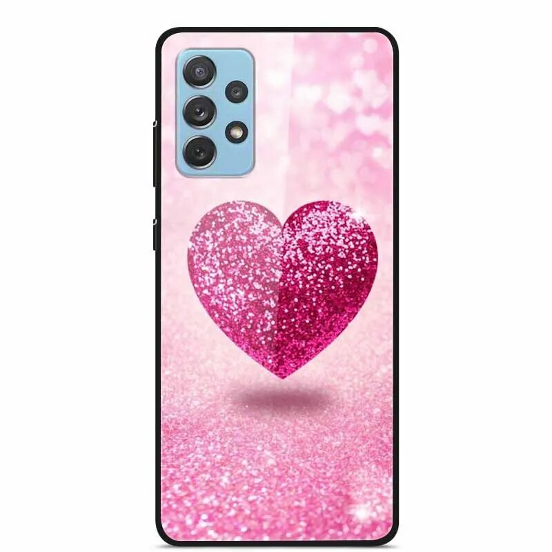 Чехол из закаленного стекла для Samsung Galaxy A52, чехол, задняя крышка из жесткого стекла для Samsung A52, A32, A72, чехлы для телефонов A 52, 32, 72, чехол Picture 18, For Galaxy A72