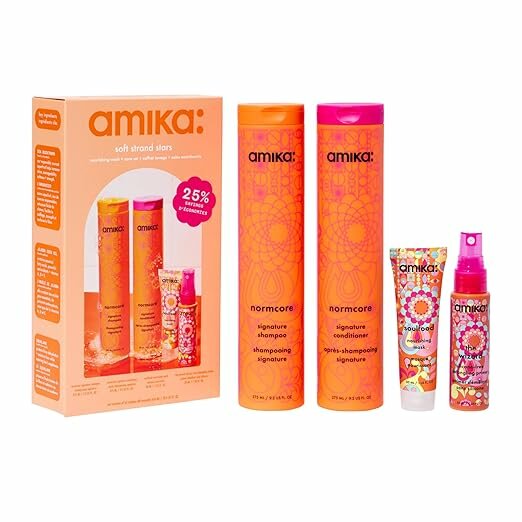 Amika набор для волос Soft Strands Stars Nourishing Wash + Care Set (4 шт)