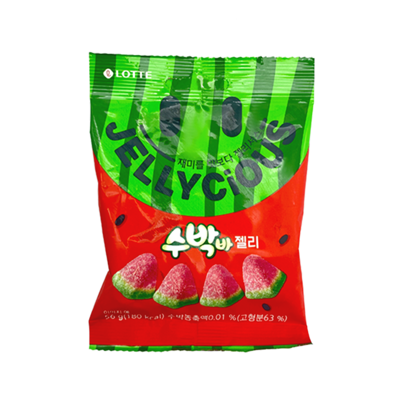 Жевательный мармелад Jellycious со вкусом арбуза 60 г, Южная Корея