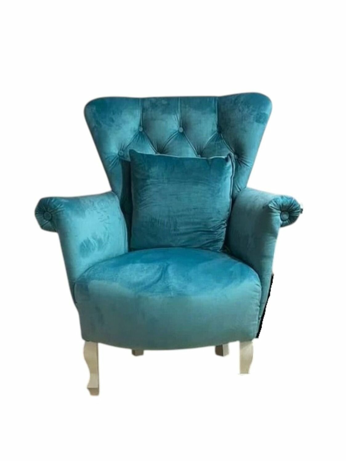 Кресло Вена-3 бирюзовый в базовых тканях