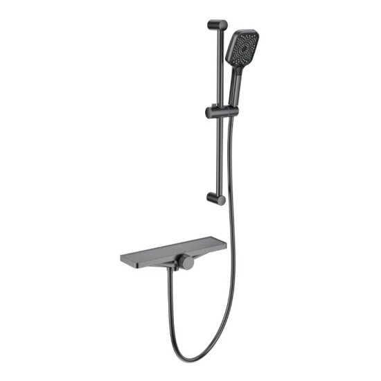 Смеситель для ванны и душа Wonzon & Woghand Onix, Темный графит (WW-B2551-A-BGG)