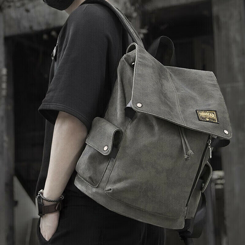 Рюкзак teemzone, Backpack for Men Stylish Fashion Travel Backpack Water-Resis, большая вместимость, водонепроницаемый, для путешествий, городской, для мужчин