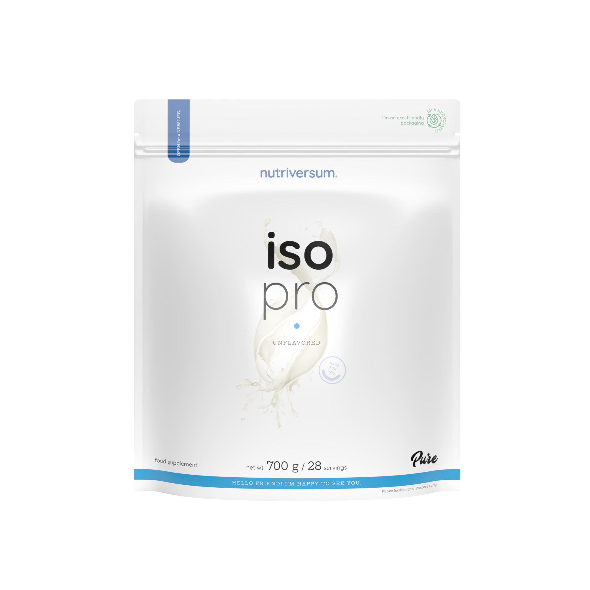 Nutriversum Изолят Pure ISO PRO 86% натуральный 700 г