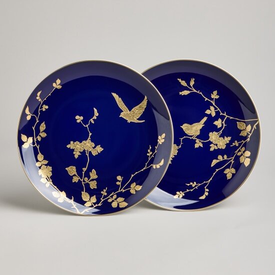 Набор тарелок закусочных Lefard "golden birds", 2 шт. 22 см.
