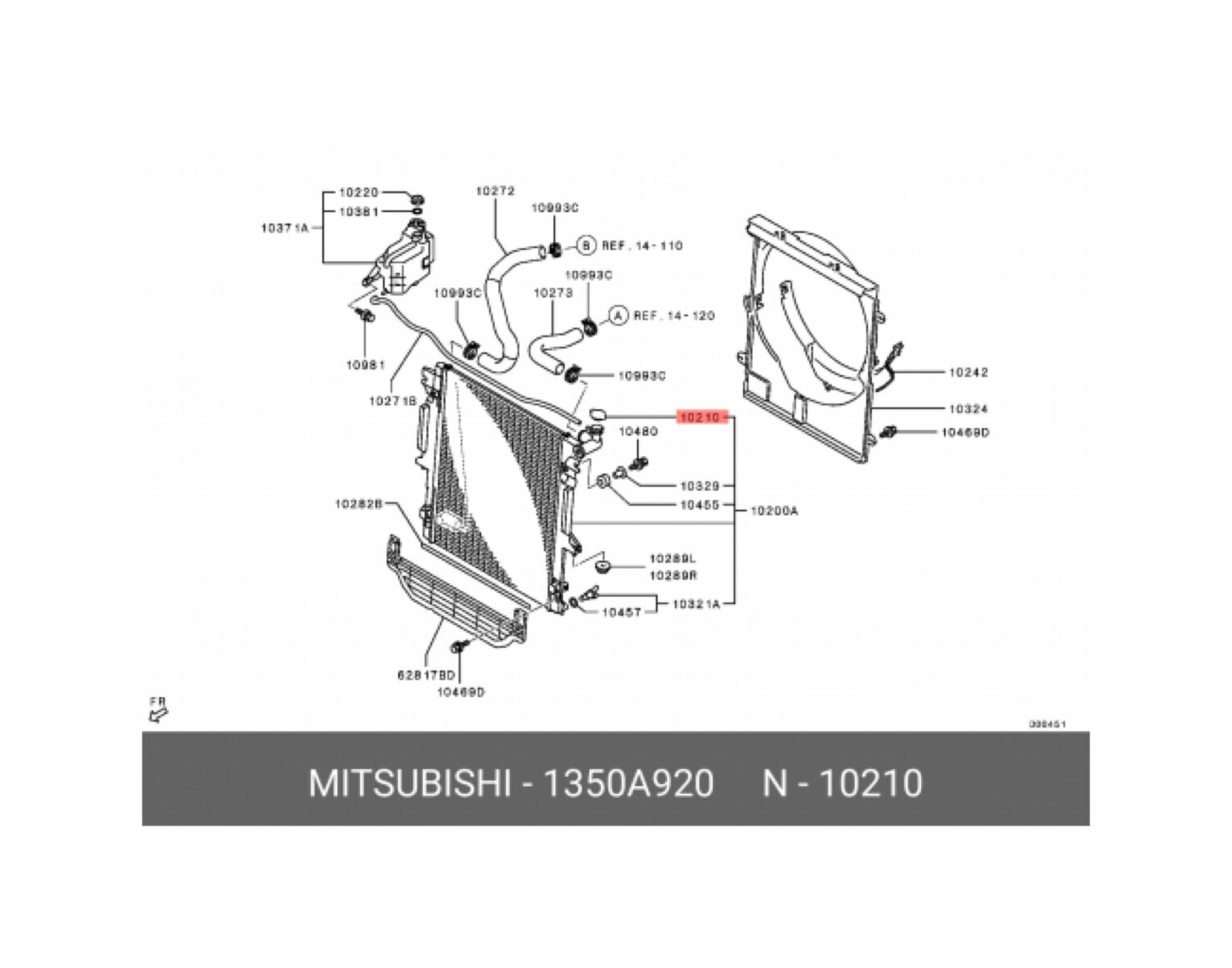 Крышка Радиатора [Org](Mitsubishi 1350A920)