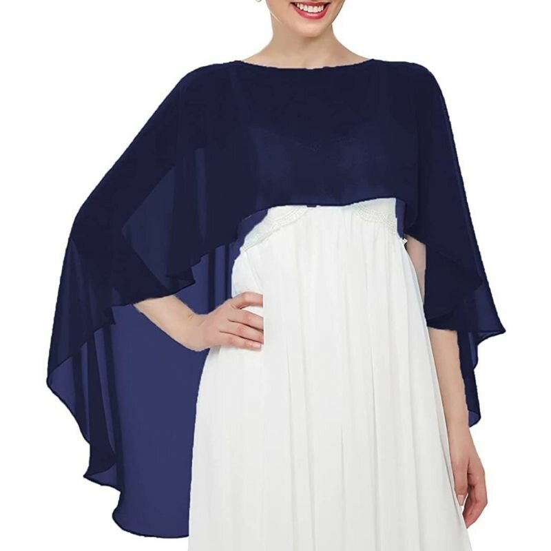 Однотонная многофункциональная дышащая накидка, Глубокий темно-синий