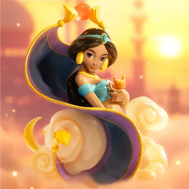 Оригинальная коробка-галерея Disney Princess Art Series Blind Box Gallery 2 Generation Kawaii Anime Box Toys Figure Mystery Girl Christmas Gift