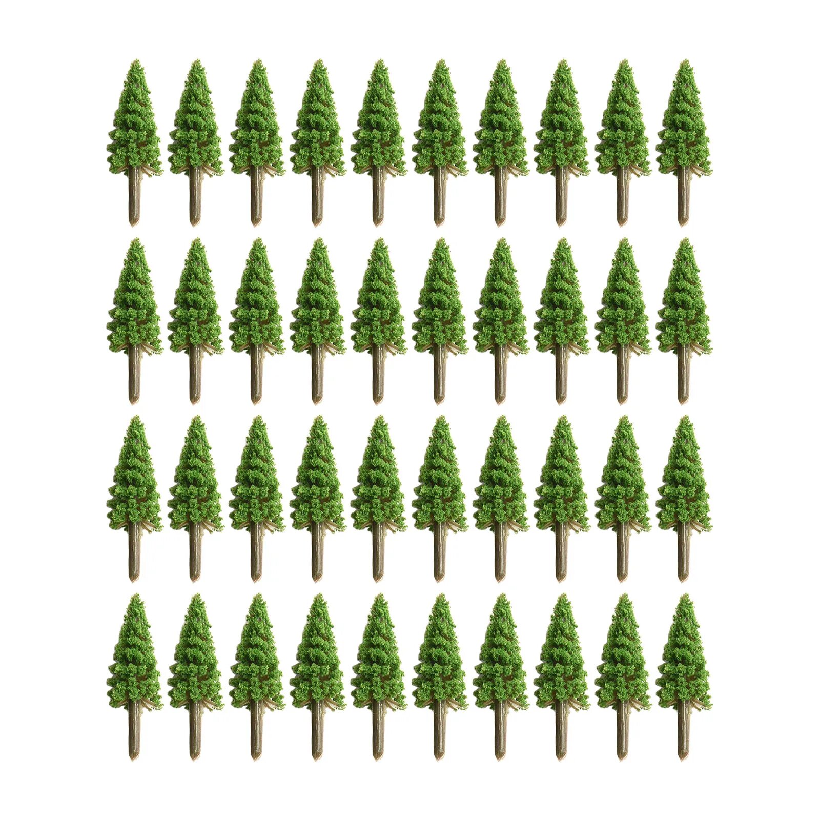 Миниатюрные деревья для моделирования 40 шт H 3.5CM