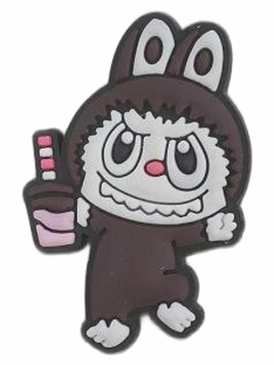 Джибитсы с Лабубу коктейлем, украшение для обуви, аксессуар для сабо