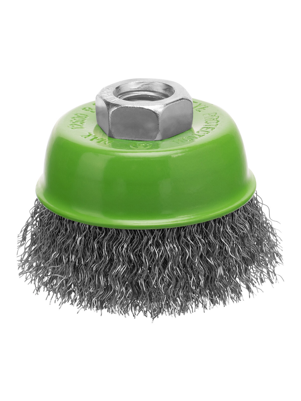 Щетка для УШМ Сибртех 65 мм, М14, "чашка", витая проволока, 0, 3 мм 746037