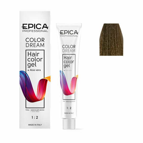 8.71 EPICA Professional COLORDREAM Гель-краска светло-русый шоколадно-пепельный, 100 мл.