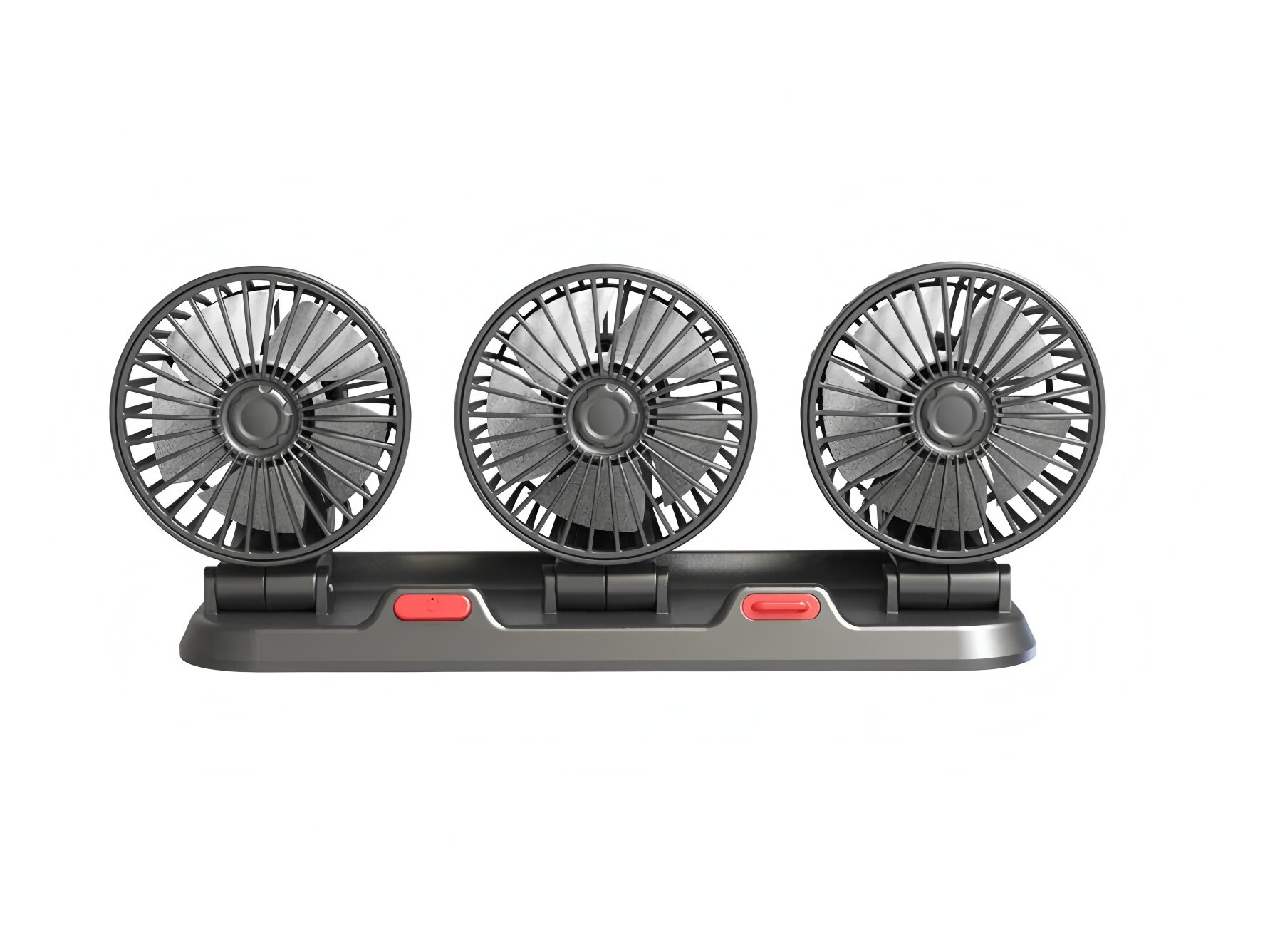 Вентилятор автомобильный, мощность 12Вт, 2 скорости, бесшумный, черный