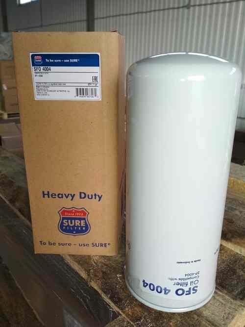 Фильтр масляный SURE FILTER SFO4004 / Scania 4 G P R T ALLIS CHALMERS N5 LIUGONG / 1347726; 1798593; 1117285; 562810.
