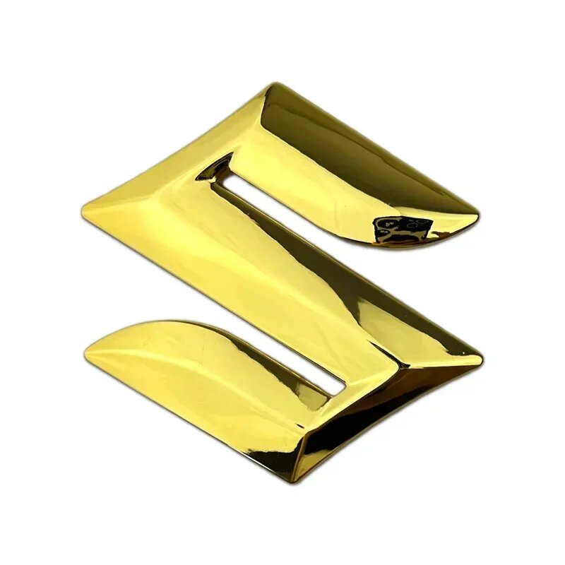 Металлический 4,45 см автомобильный руль с логотипом, наклейка для SUZUKI Swift Jimny Grand Gold