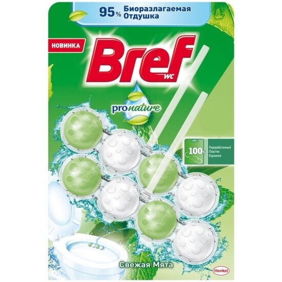Туалетный блок Bref бреф ProNature, 2*50г
