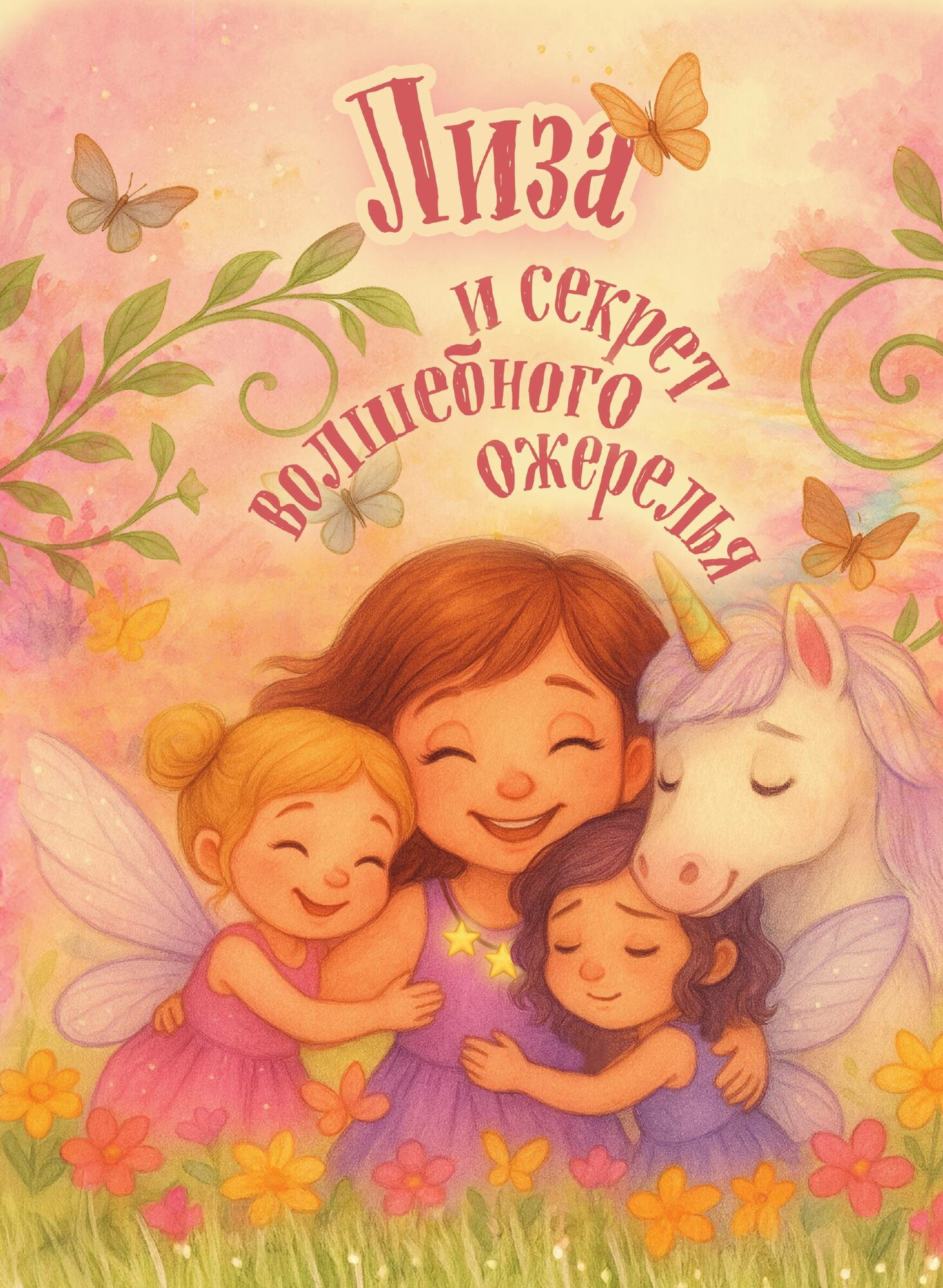 Лиза и секрет волшебного ожерелья. Именная книга для девочек с заданиями