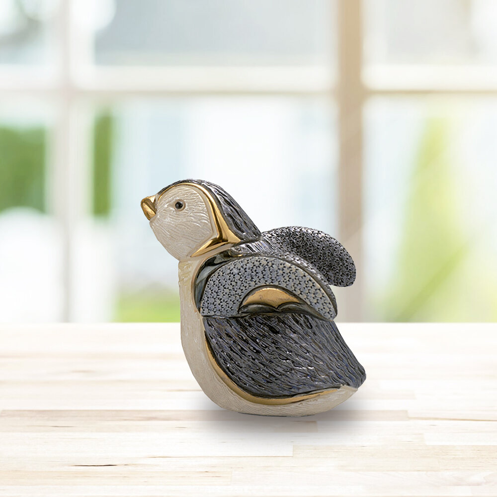 Статуэтка De Rosa "Пингвинёнок", керамика, ручная работа, 7см