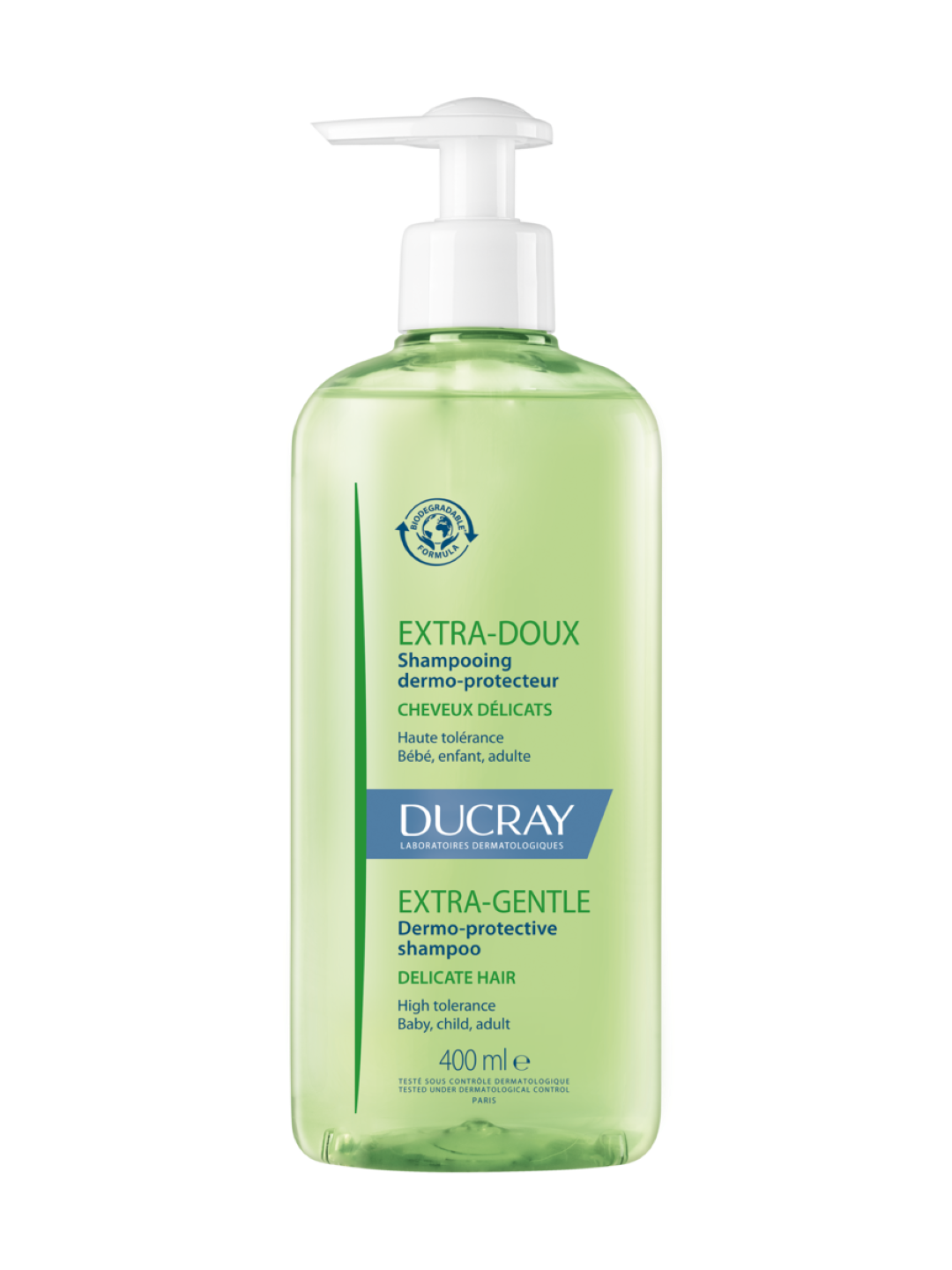 ДЮКРЭ ЭКСТРА-ДУ Шампунь для частого применения увлажняющий, 400 мл | DUCRAY Extro Doux Dermo-protective shampoo