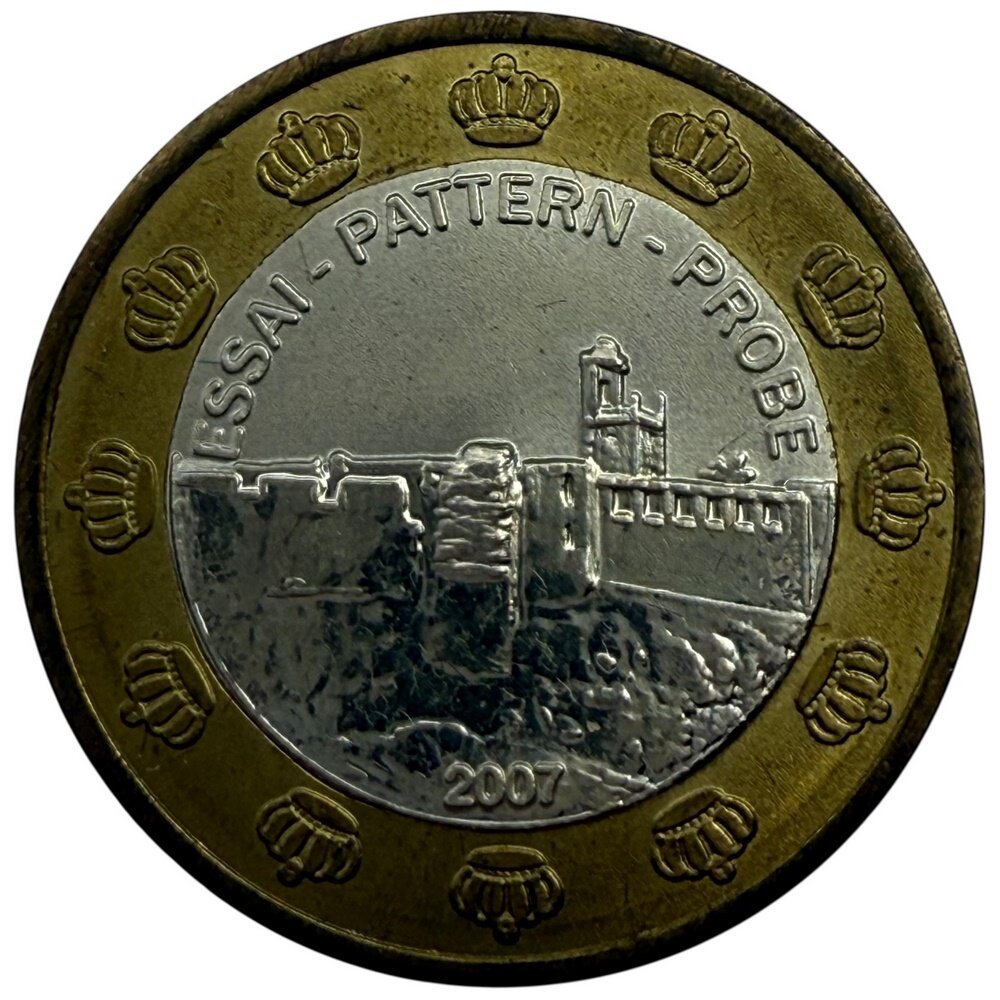 Испания, Мелилья 1 евро (Xeros) 2007 г. (Проба)