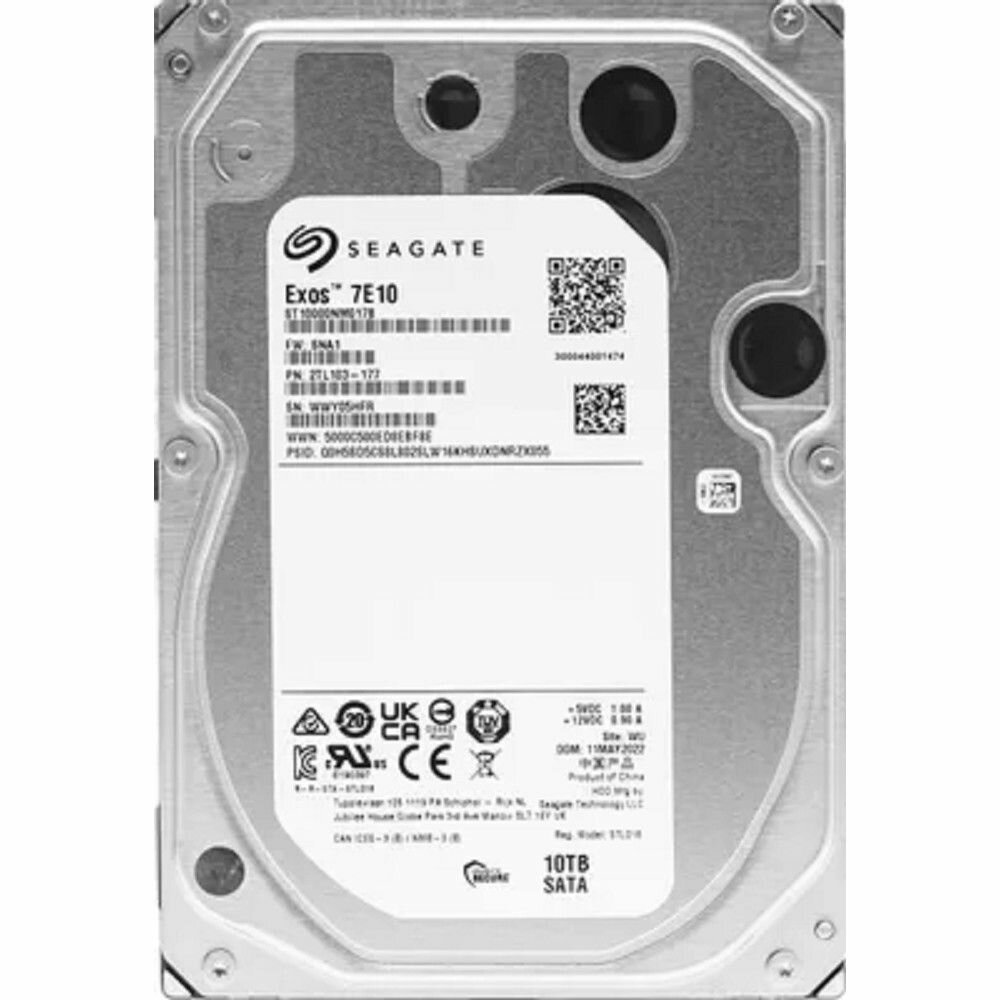 Seagate Жесткий диск 10TB Exos 7E10 ST10000NM017B