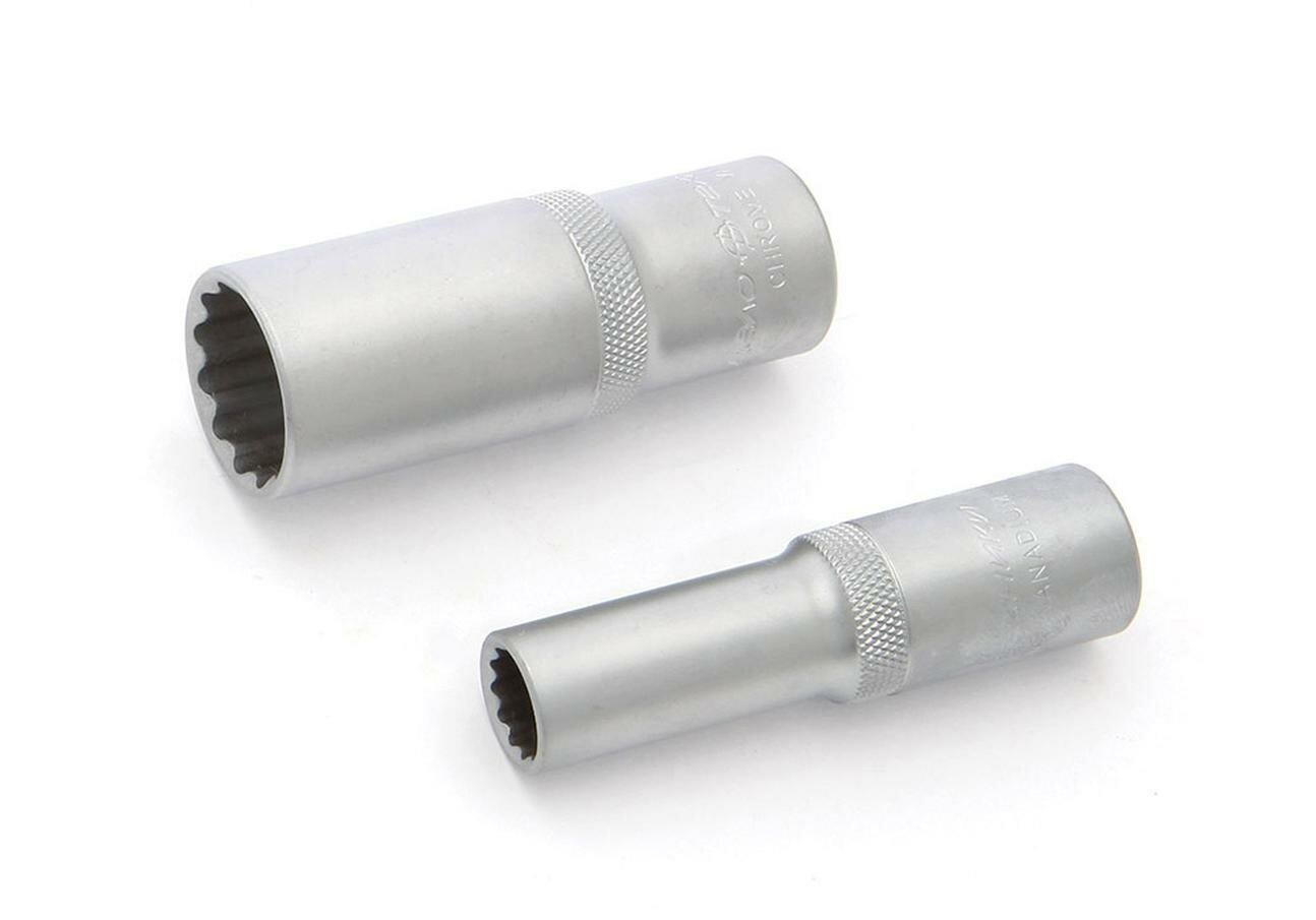 Головка 12-ти гранная удлиненная 18 мм 1/2" 100/10 Дело Техники 622218