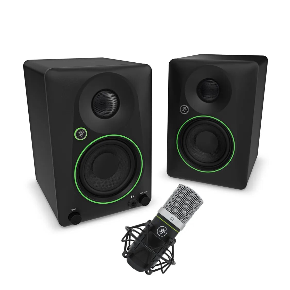 Студийные мониторы + микрофон Mackie CR3.5+EM-91CU