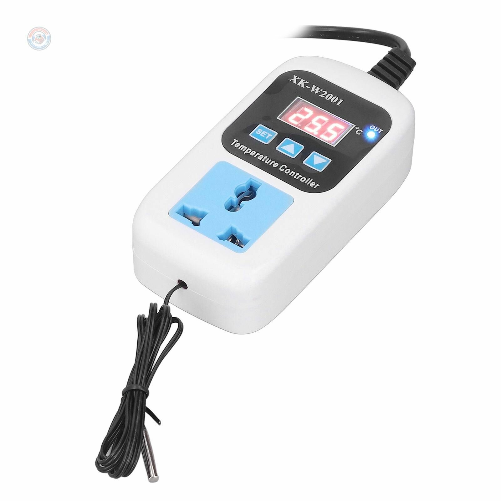 Умный термостат Milkshi XK-W2001, точный контроллер температуры для теплицы, аквариума, инкубатора, регулировка дня и ночи, цифровой дисплей, защита от перегрева