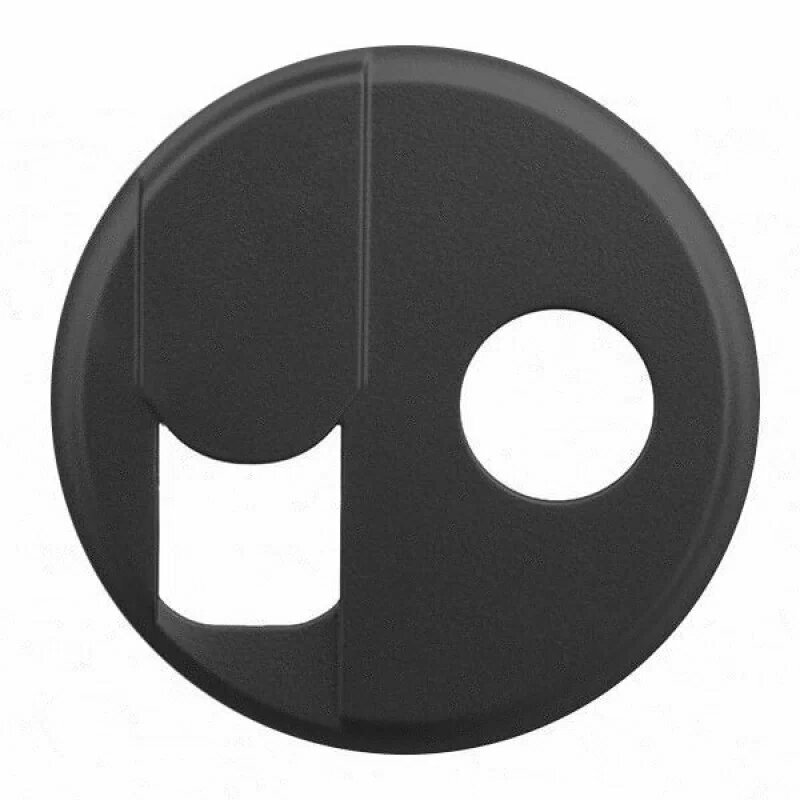 Розетка комбинированная: компьютерная RJ45 + ТВ тип "F" Legrand Celiane с лицевой панелью (графит)