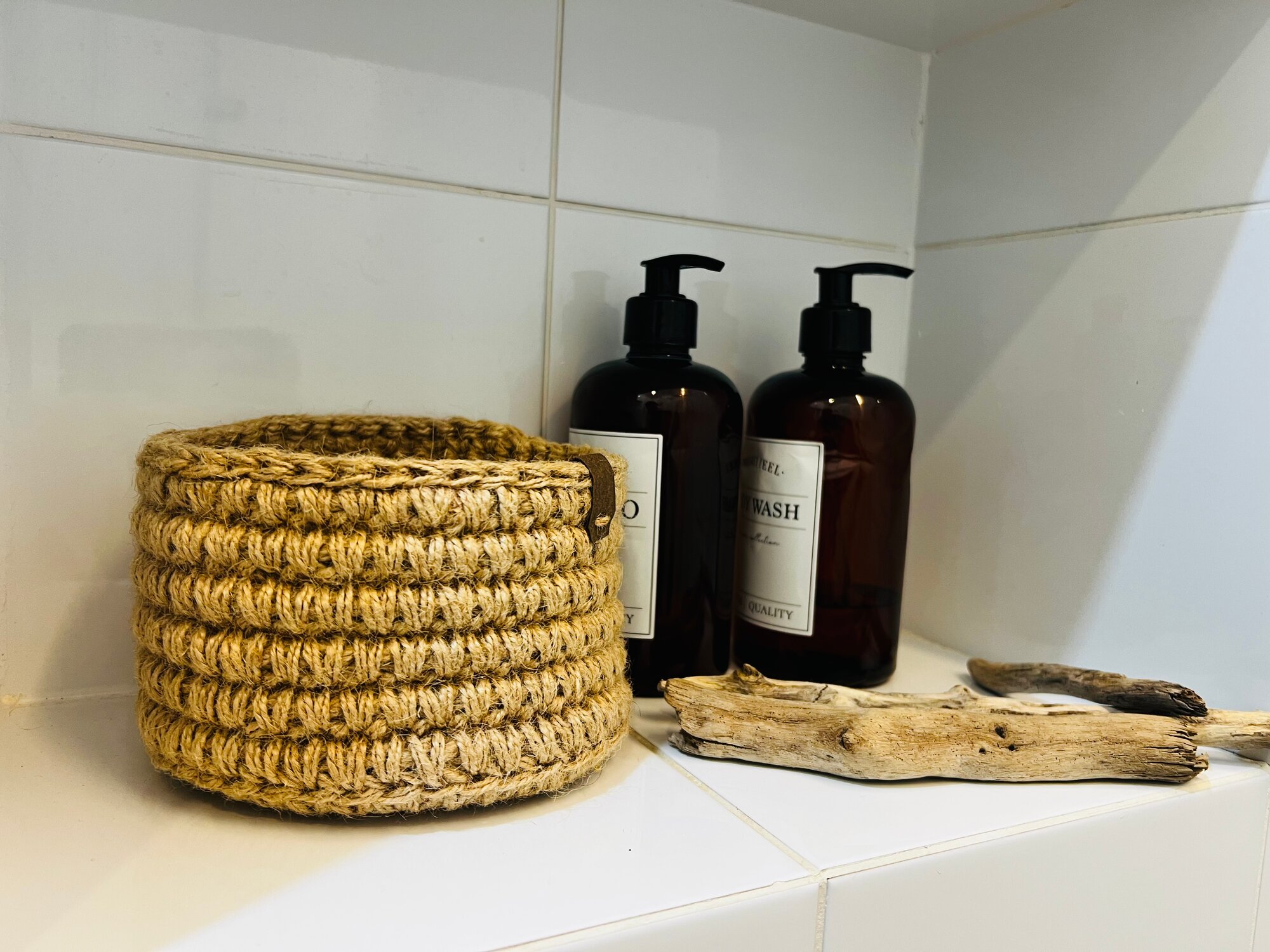 Корзина для хранения из джута ручной работы 15х10