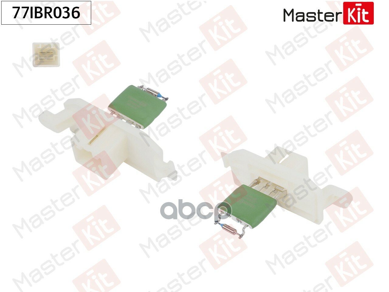 Резистор вентилятора Ford FOCUS III/KUGA II (DM2) 2010 - 77IBR036 MasterKit арт. 77IBR036