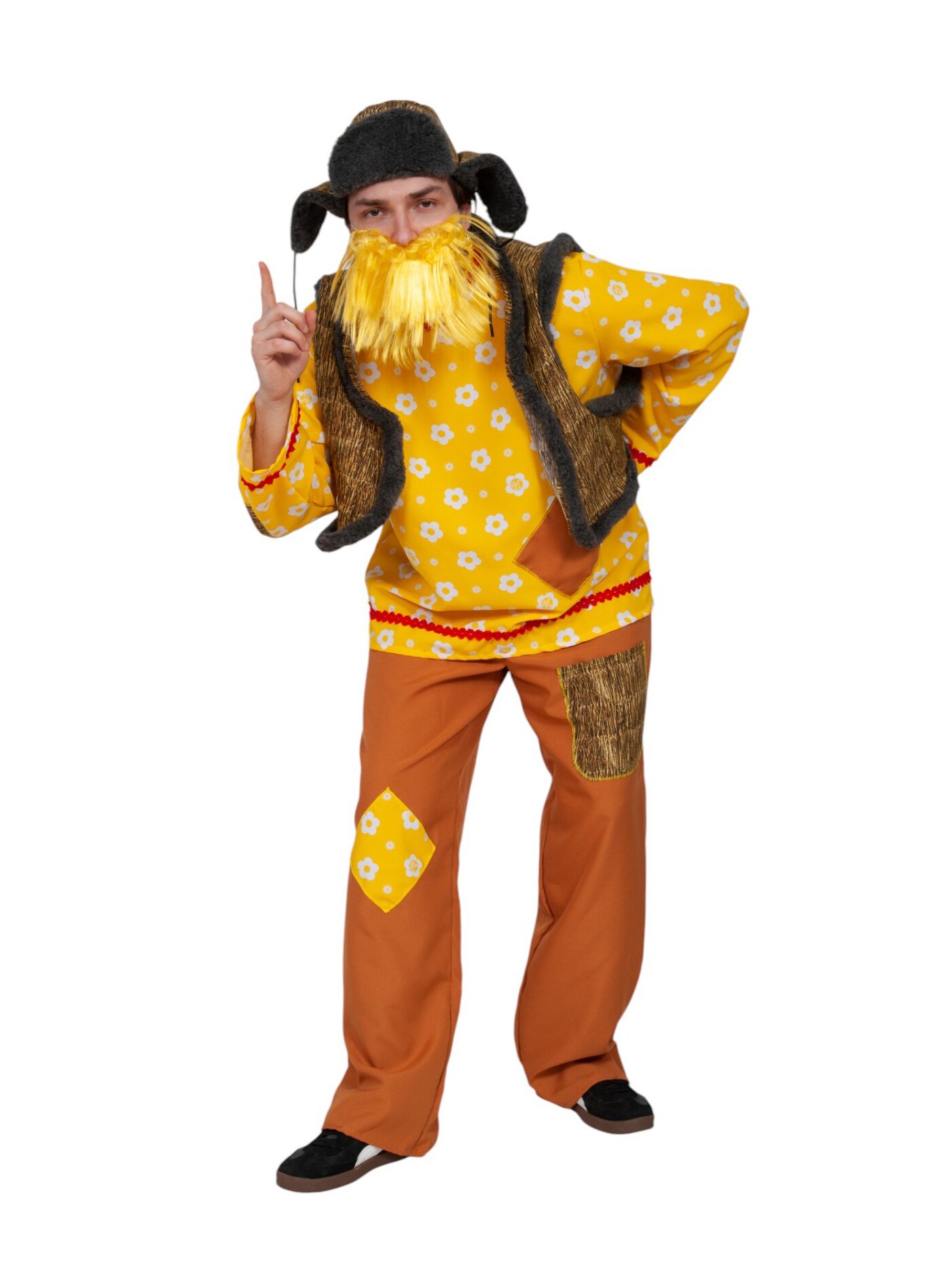 Карнавальный костюм Карнавалофф "Дед Домовой", мужской, размер 52-54