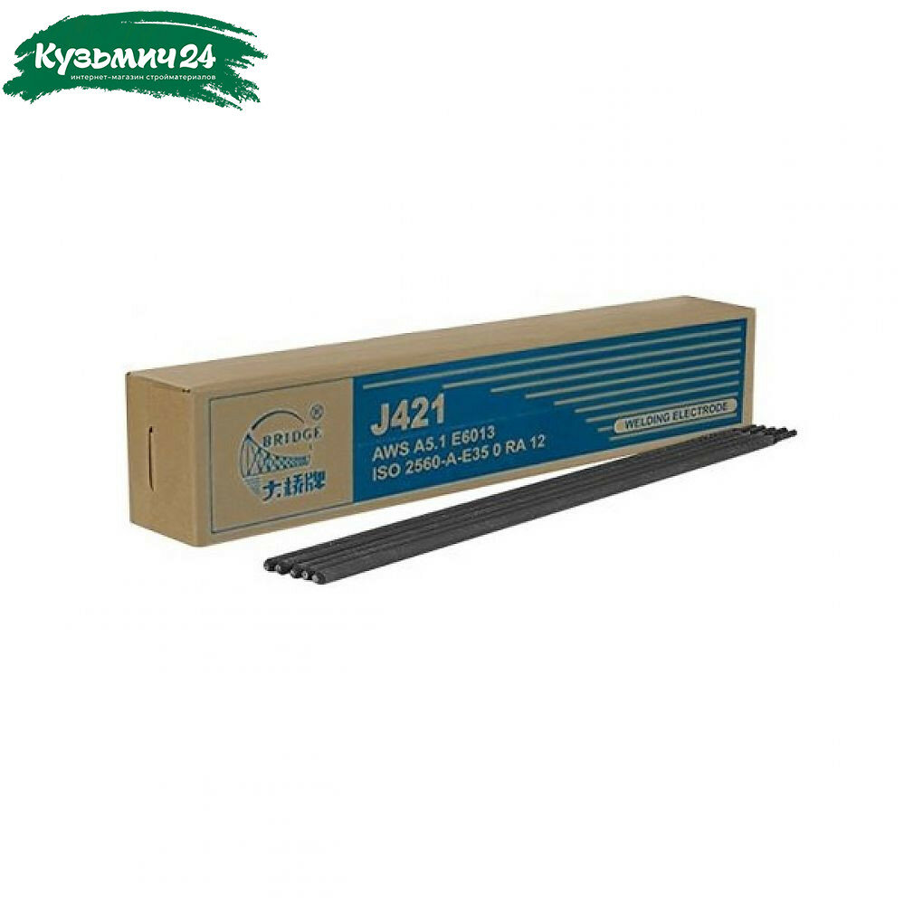 Электроды Bridge J421 3.2 мм, 1.0 кг 81796, аналог ОК46
