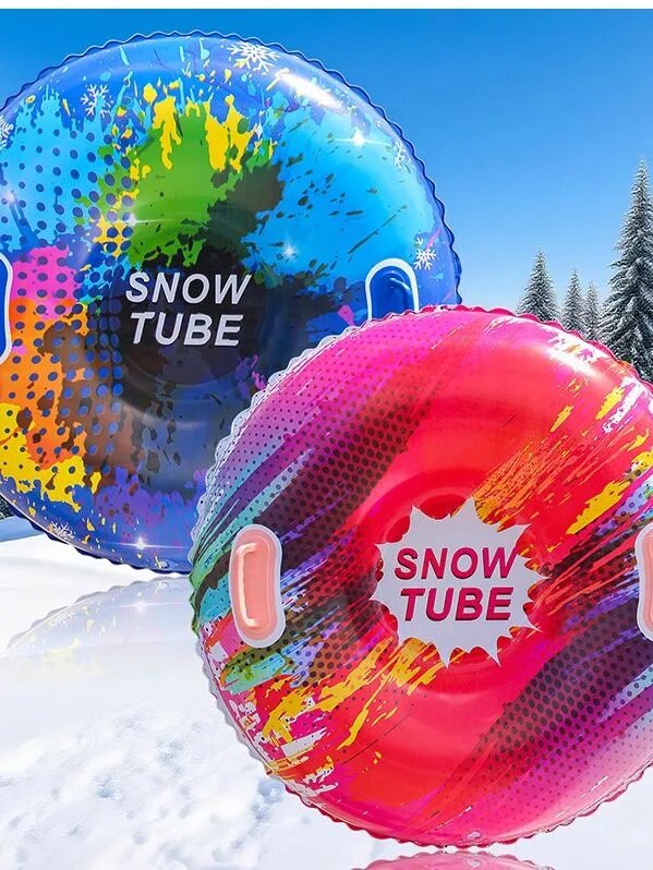 Надувная ватрушка Тюбинг "Snow Tube" диаметр 82 см, максимальная нагрузка 100 кг — фото 1