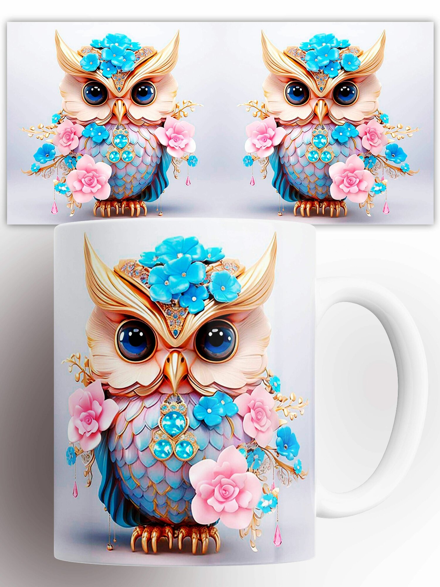 Кружка на подарок Сова арт 330 мл