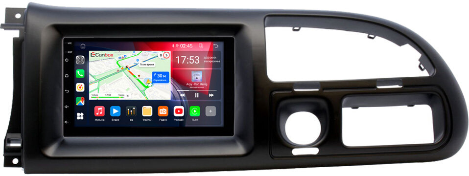 Магнитола в штатное место 2 din Ford Transit 1995-2005 Canbox 4/64 на Android 10 (GTR7-RP-FRTR-93) (IPS, DSP, CarPlay)