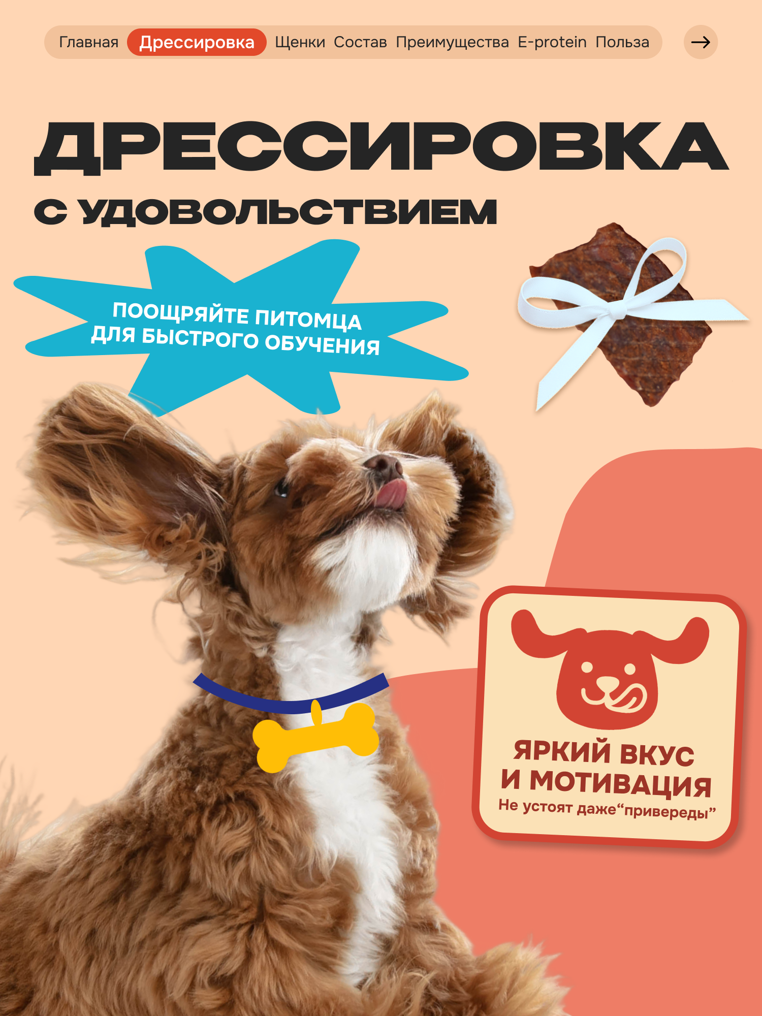 Лакомство для собак и щенков Cosmodog от Cosmopet "Филе утки" 250 г гипоаллергенное для зубов и дрессировки — фото 1