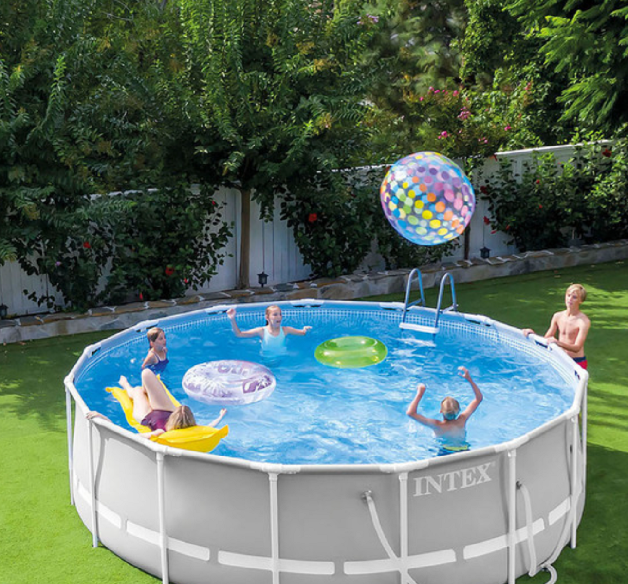 Бассейн каркасный Intex 26718 Prism Frame 366 х 122 см, аксессуары