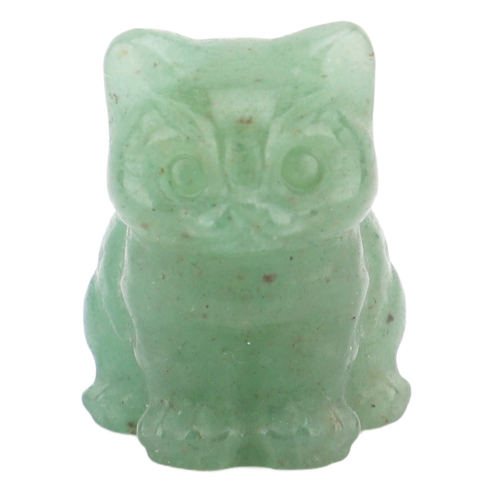 Фигурка кошки из хрустального камня, резная статуэтка, милое украшение для дома и офиса, настольное декорирование, тип 2.