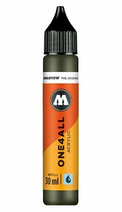 Акриловая заправка - краска Molotow One4all 693260 Каменный темно-серый #260 30 мл