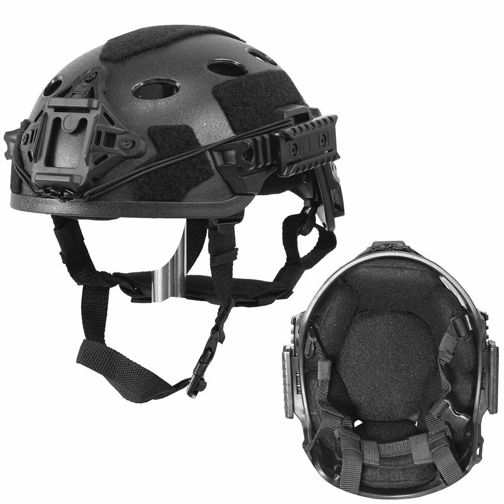 Детский тактический шлем BOOIU PJ 50-53 см Black