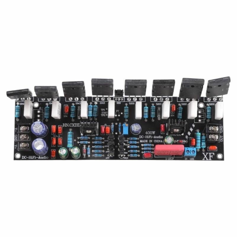 Мощный усилитель звука 400W с транзисторами A1943 C5200