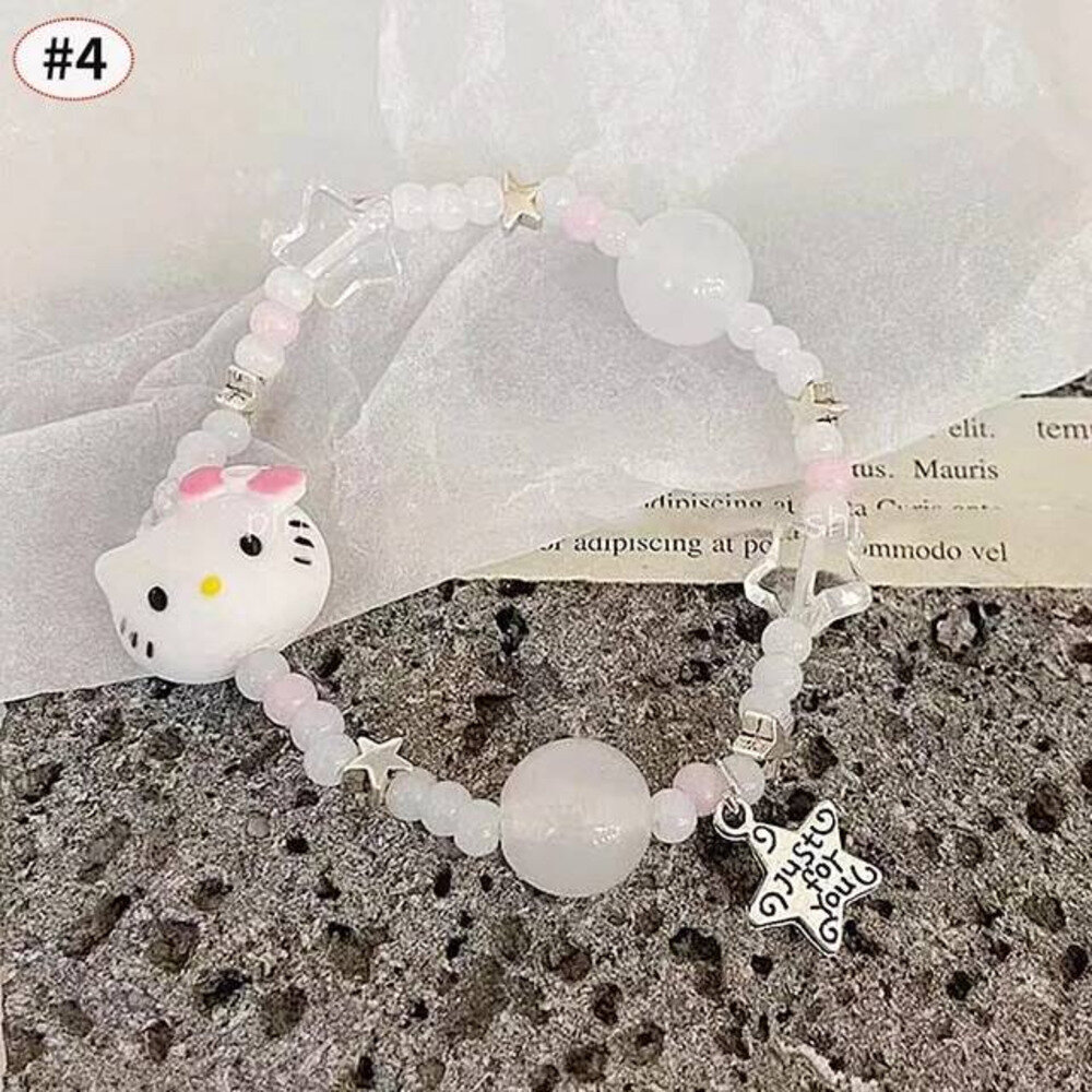 Кулон Sanrio Hello Kitty в виде милого мультяшного аниме-персонажа (ожерелье/браслет/кольцо), ювелирные аксессуары, рождественский подарок для женщин и девушек.