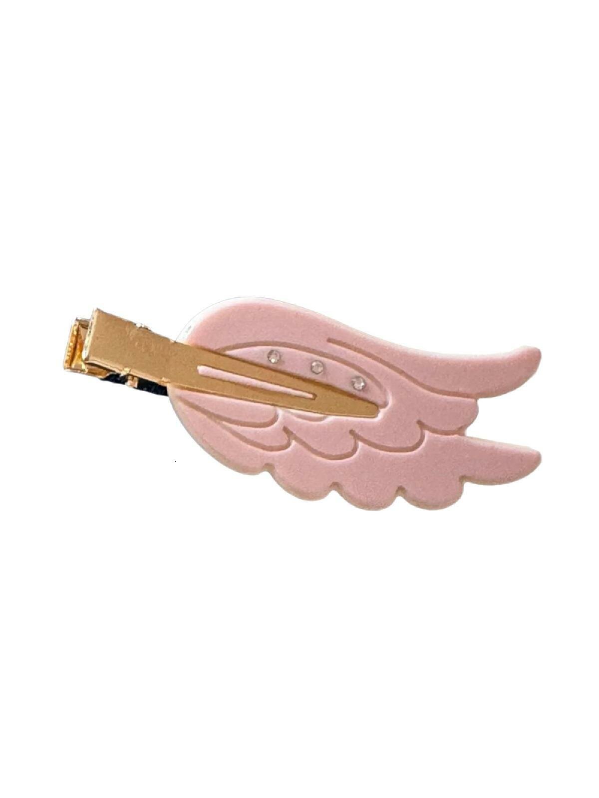 Заколка в форме крыла 2000-х с прочной фиксацией, Удобная боковая заколка для детей и подростков, Модные Аксессуары для волос